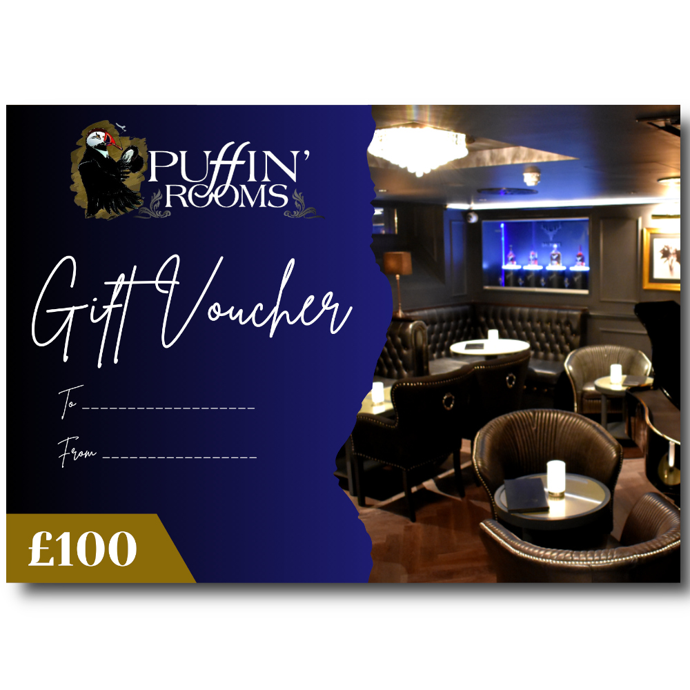 Puffin' Rooms - £100 Gift Voucher