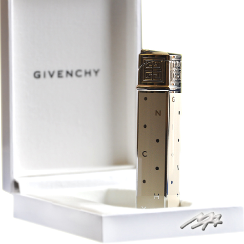 Givenchy Ivory Polka Dot Lacquer Lighter