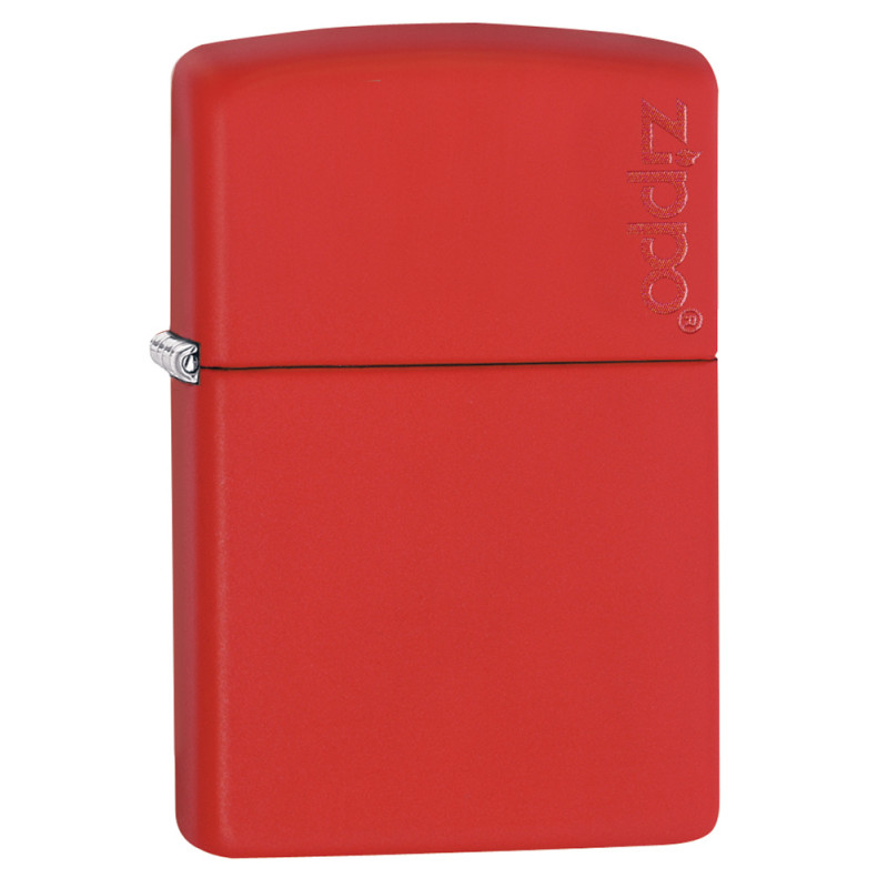Zippo - Red Matte with Zippo Logo - Windproof Lighter