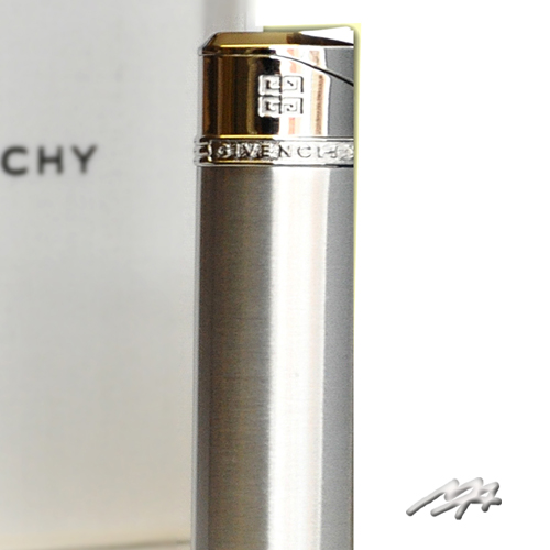 Givenchy Diamond Silver Satin Lighter