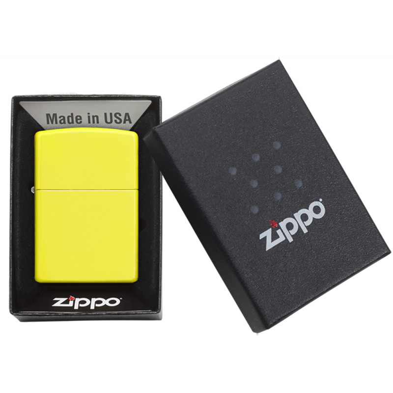 Zippo - Neon Yellow - Windproof Lighter