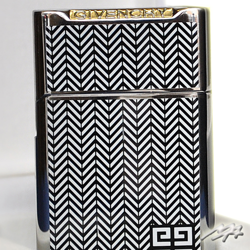 Givenchy Herringbone Silver Ladies Lighter