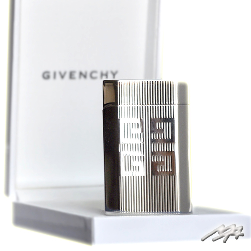Givenchy Silver Centre Cut Lighter