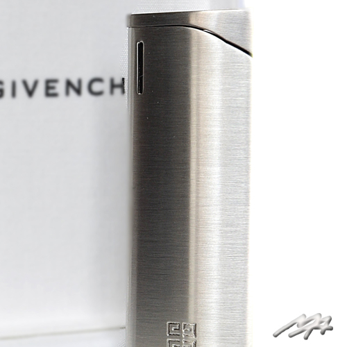 GIVENCHY SILVER SATIN PIEZZO Lighter