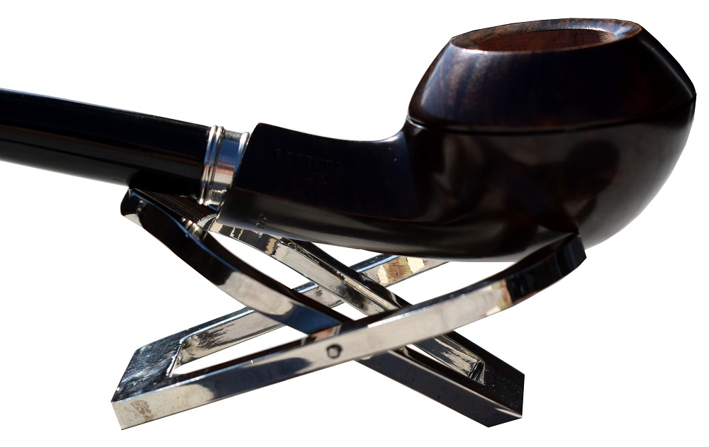 Brebbia MBP Lectura 2923 Noce Churchwarden Fishtail Pipe (ART089)