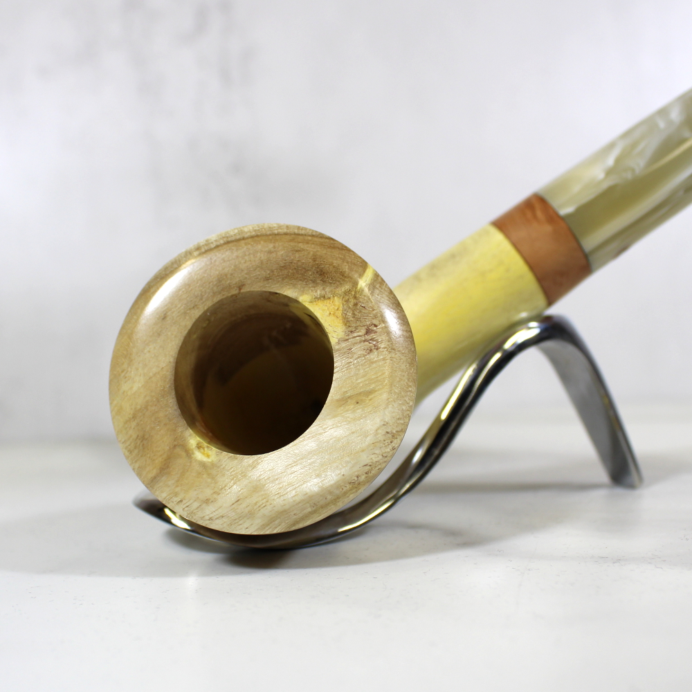 Tommaso Spanu Limone Lemon Wood Bent Fishtail Pipe (ART302)