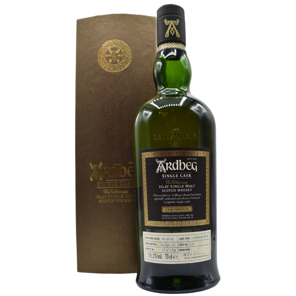 Ardbeg 2007 15 Year Old Single Bourbon Barrel #2546 - 58.2% 70cl ...