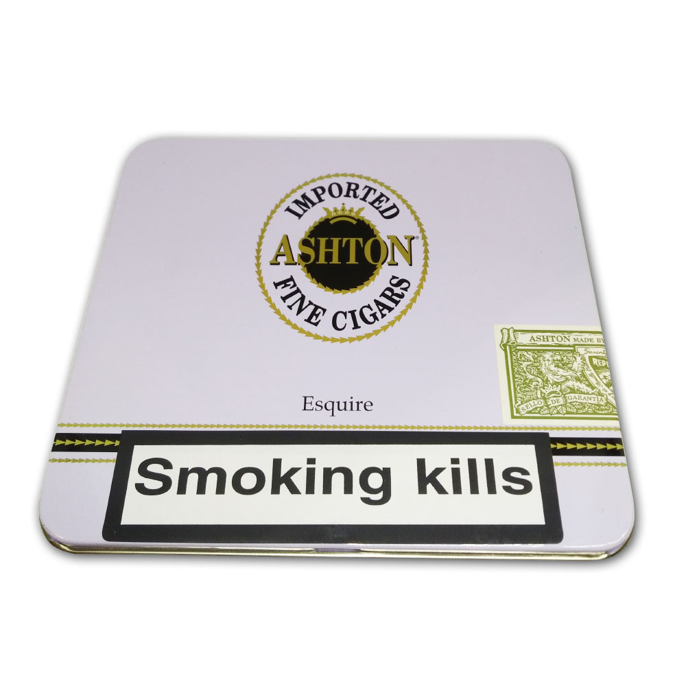 Ashton Esquire Natural Machine Made Cigar - Tin of 10