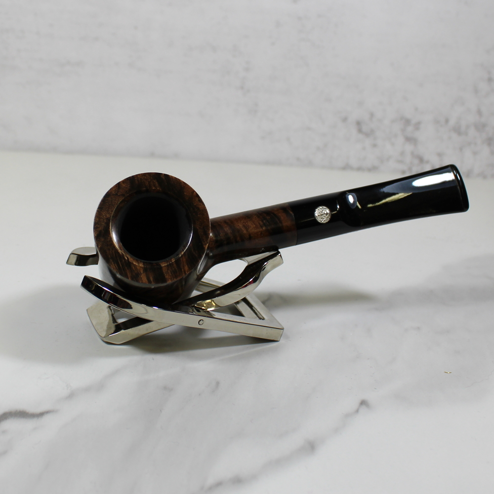 Barling Marylebone Ye Olde Wood 1820 Bent Poker Fishtail Pipe (BAR066)