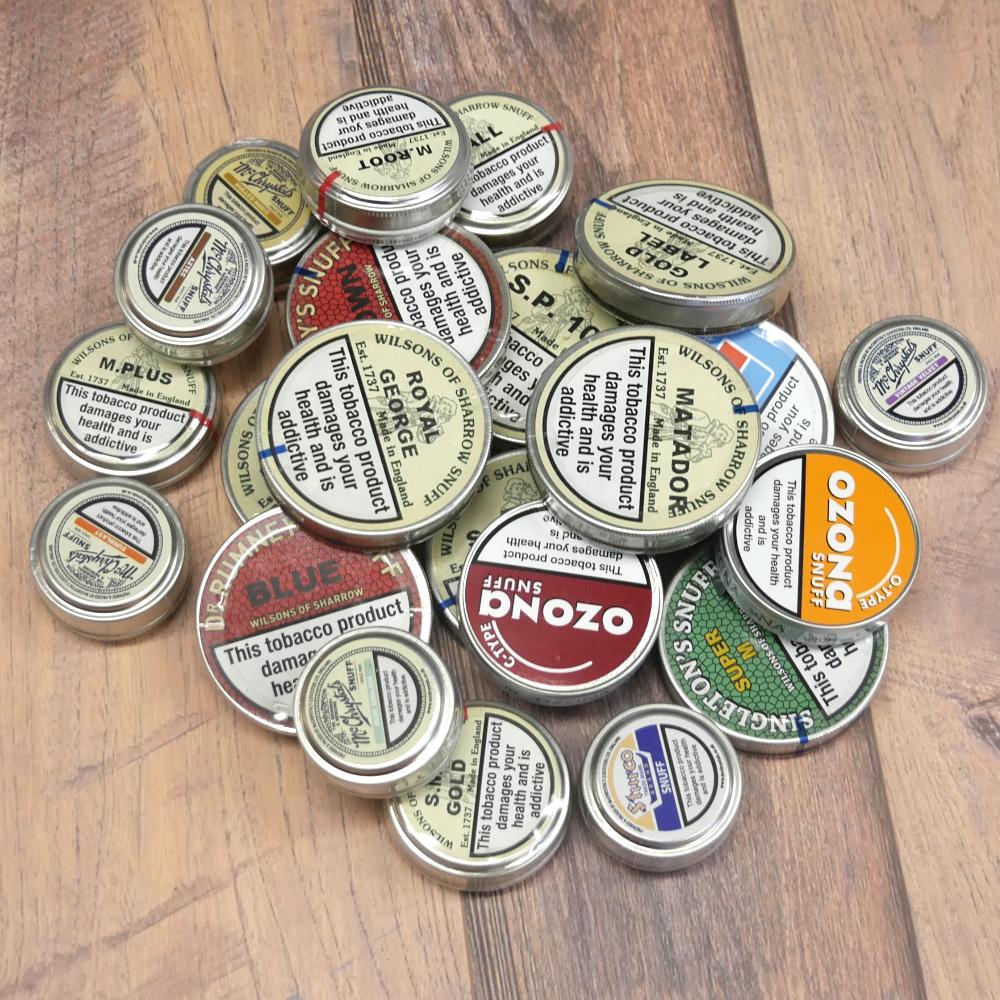 Bens Bulk Small Random Snuff Bundle - 15 Tins