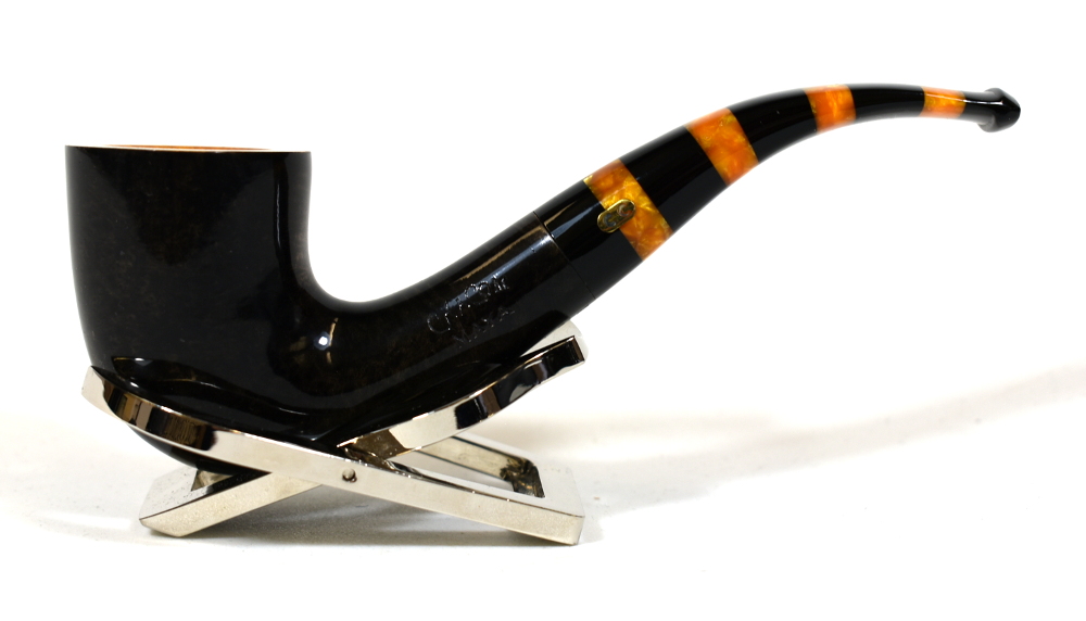 Chacom Maya 863 Smooth Metal Filter 9mm Bent Fishtail Pipe (CH114)