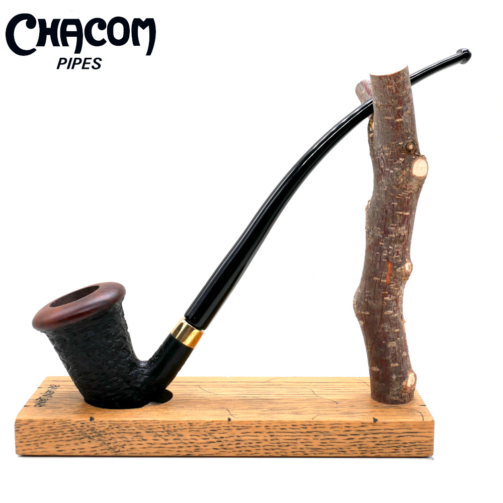 Chacom Calabash Churchwarden Rustic Fishtail Pipe (CH741)