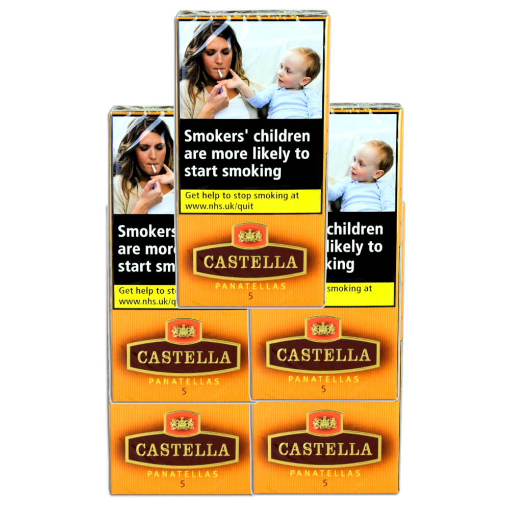 Castella Panatella Cigars - 5 Packs of 5 (25)