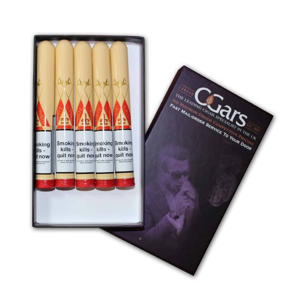 Cgars Ltd Montecristo Tubos – Pack of 5 cigars