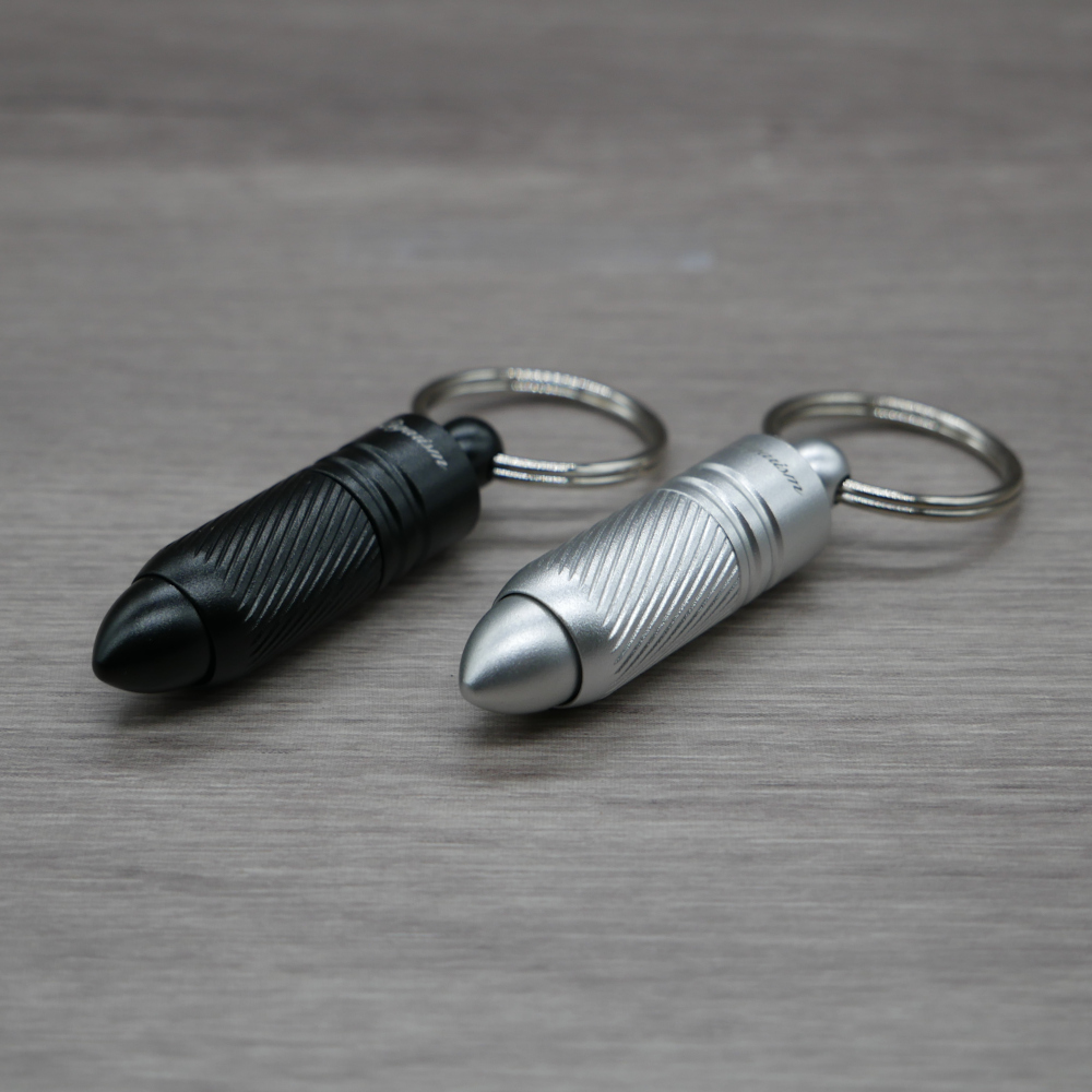 Cigarism Aluminium Alloy Cigar Punch Cutter with Key Ring