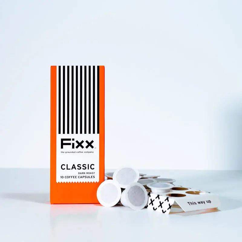 Fixx Coffee - Classic Coffee Capsules - Pack of 10