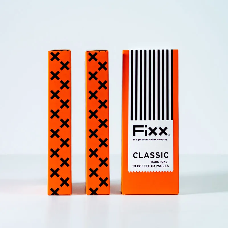 Fixx Coffee - Classic Coffee Capsules - Pack of 10