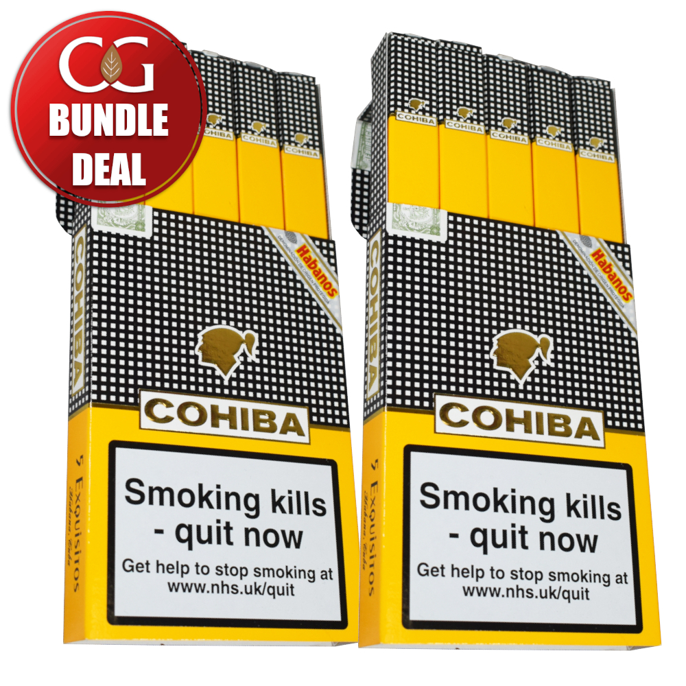 Cohiba Exquisitos Cigar - 2 x Pack of 5 (10) Bundle Deal