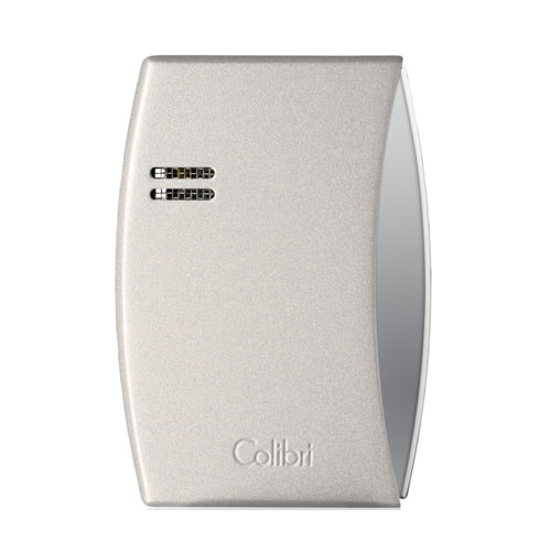 Colibri Eclipse – Single Jet Lighter - Moon Metallic White