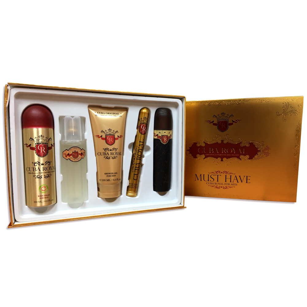 Cuba Must Have Mens Cigar Style Aftershave Royal Eau De Toilette Gift Set