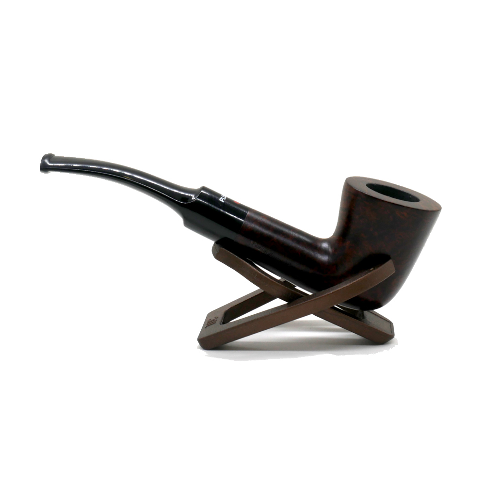 Dr Plumb City Matt Metal Filter Fishtail Briar Pipe (DP493)