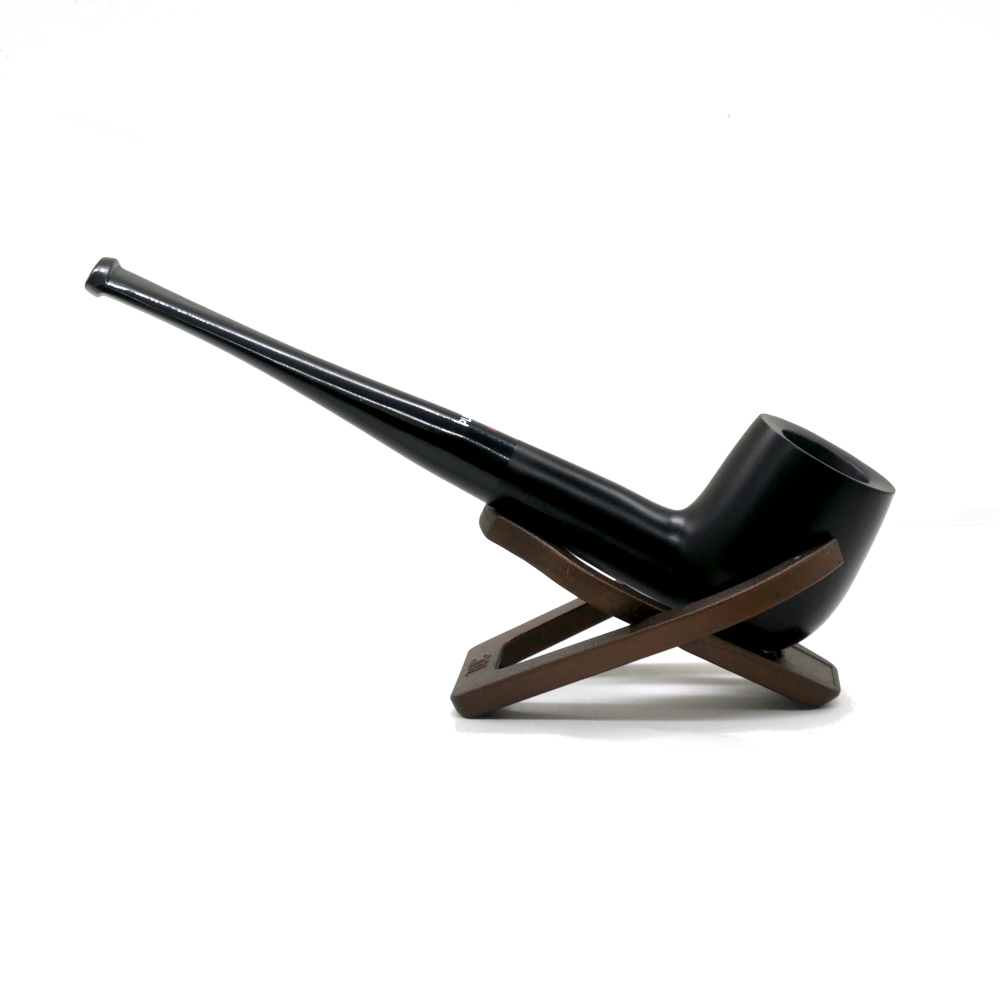 Dr Plumb City Matt Metal Filter Fishtail Briar Pipe (DP496)