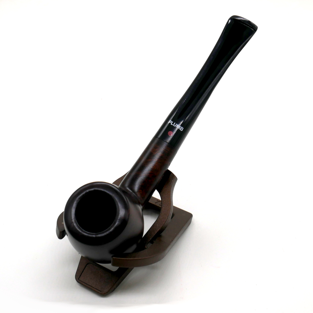 Dr Plumb City Matt Metal Filter Fishtail Briar Pipe (DP499)