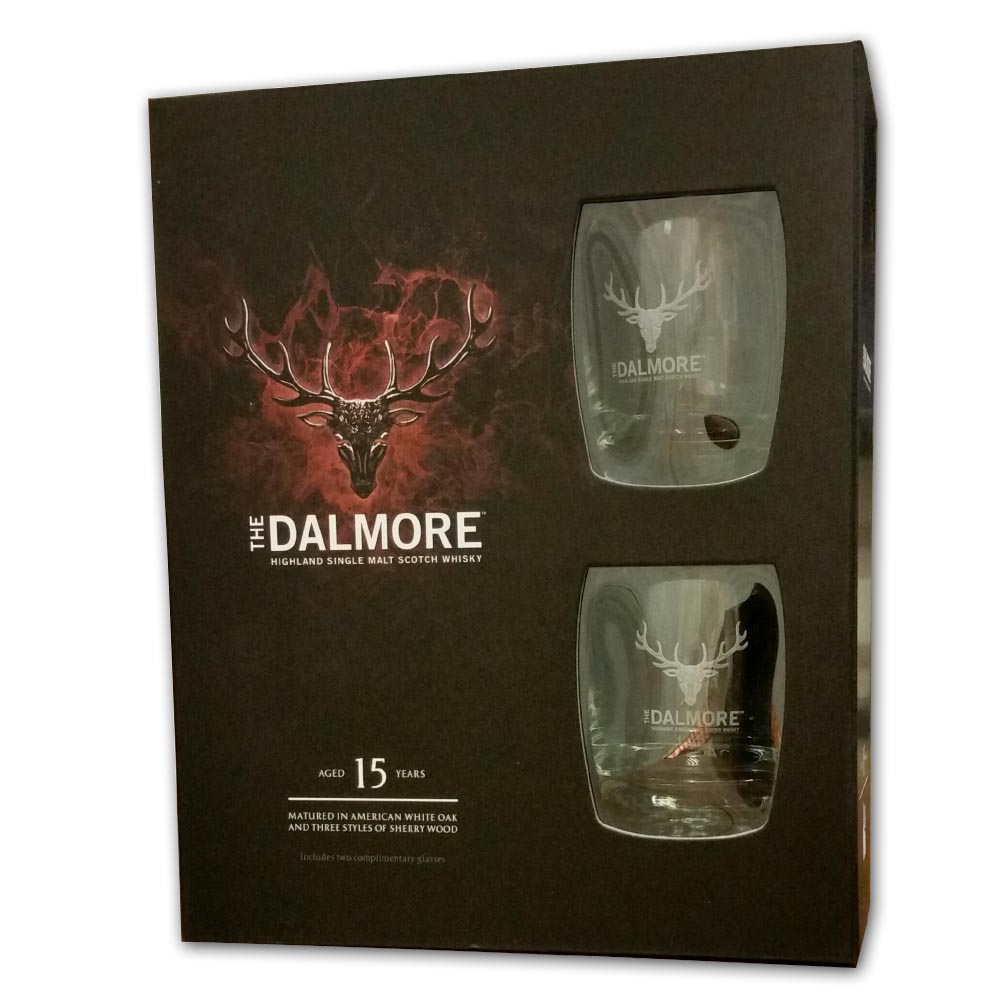 Dalmore 15 year old gift set 70cl 40%