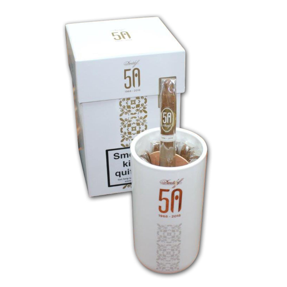 Davidoff 50th Anniversary LE Diademas Finas Jar Collection - 4 Jars of 10