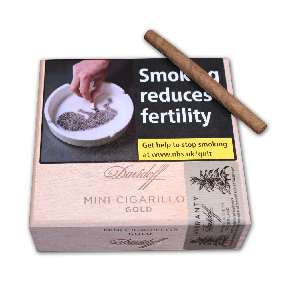 Davidoff Mini Cigarillos - Gold - 10 x Boxes of 50