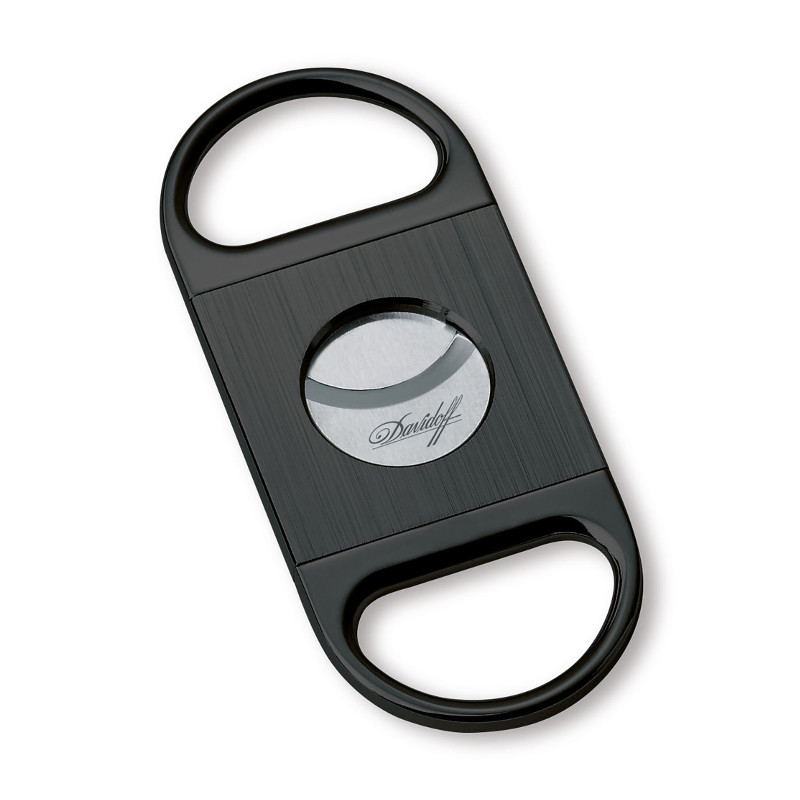 Davidoff Double Blade Cutter - Brushed Black