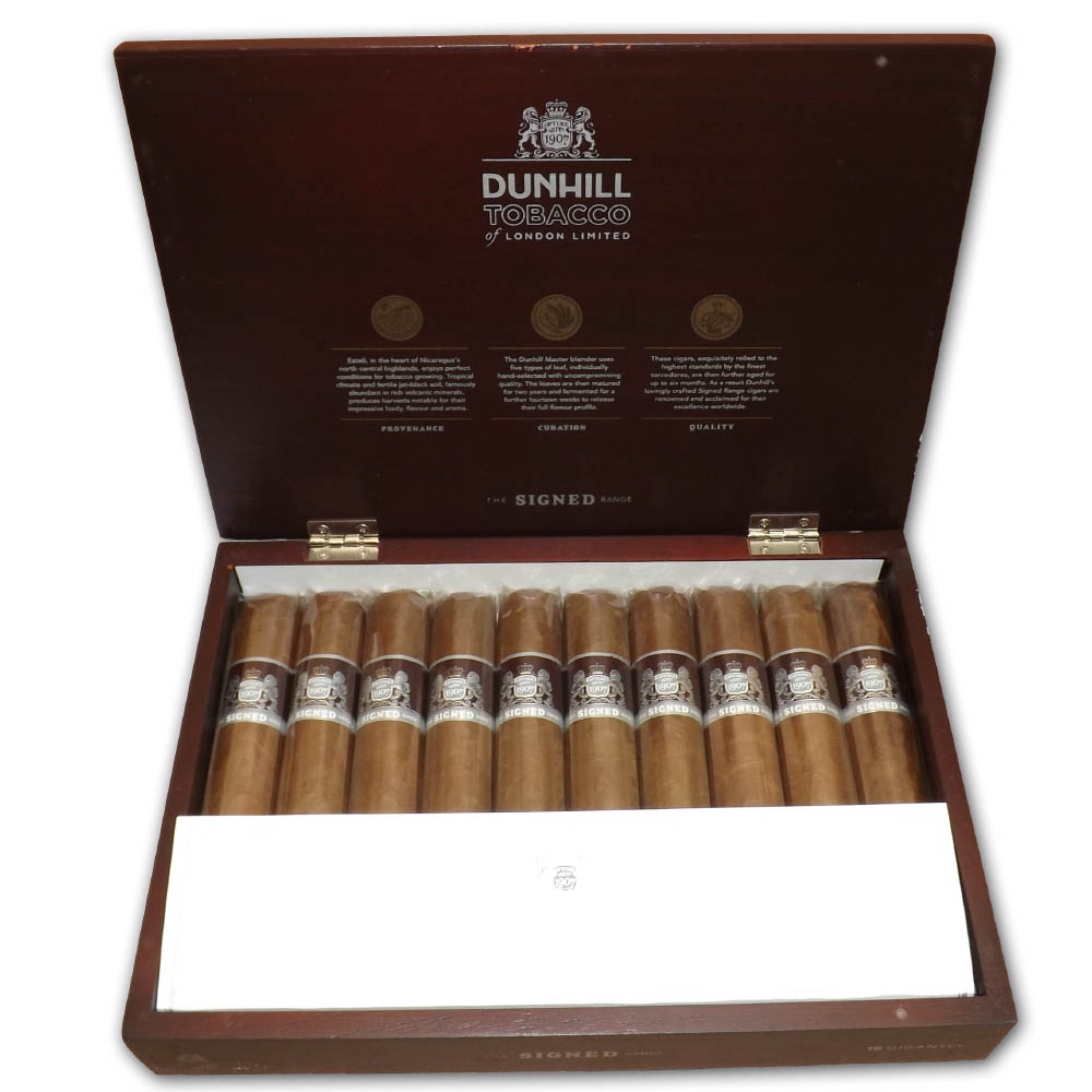 Dunhill Signed Range - Gigantes Cigars - Box of 10