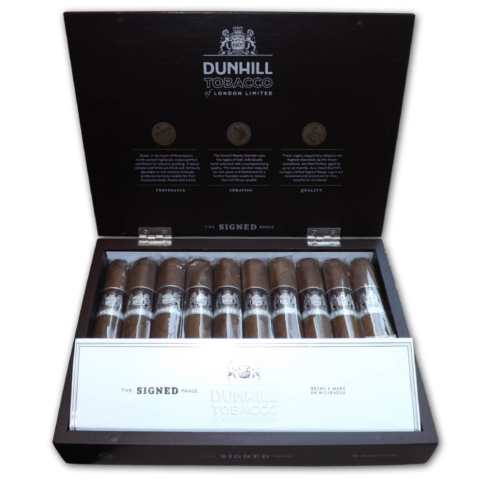 Dunhill Signed Range - Robusto Cigar - Box of 10