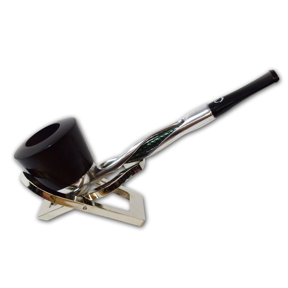 Falcon Shillelagh Green Twisted Fishtail Pipe (FAL033)