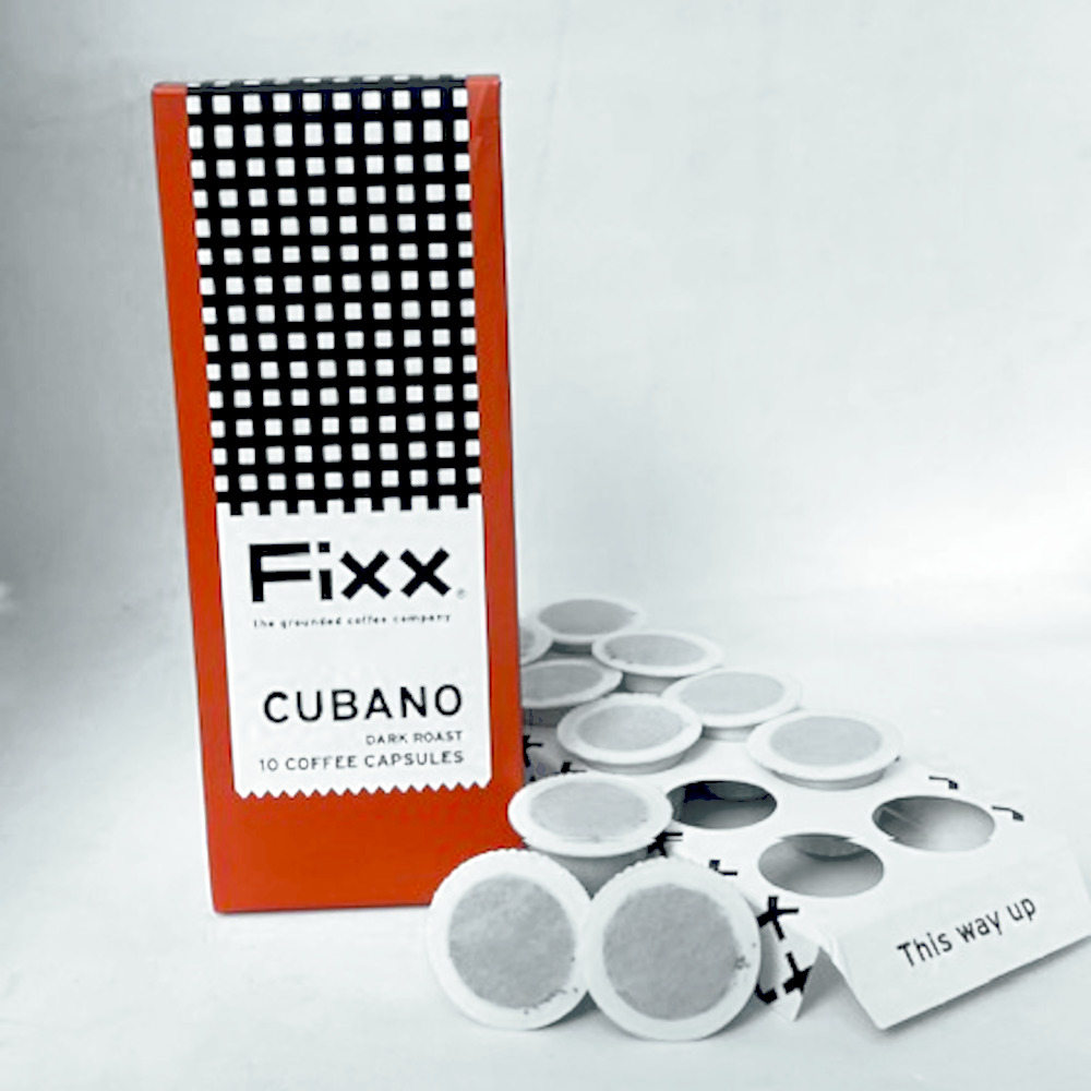 Fixx Coffee - Cubano Coffee Capsules - Pack of 10