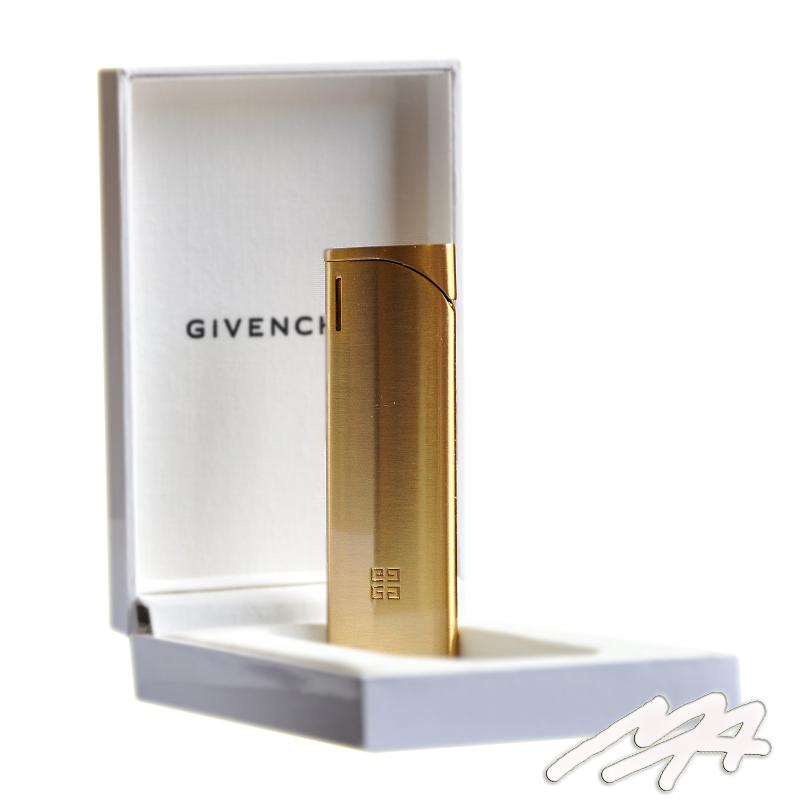 Givenchy Piezo Electric Light Satin Gold Lighter