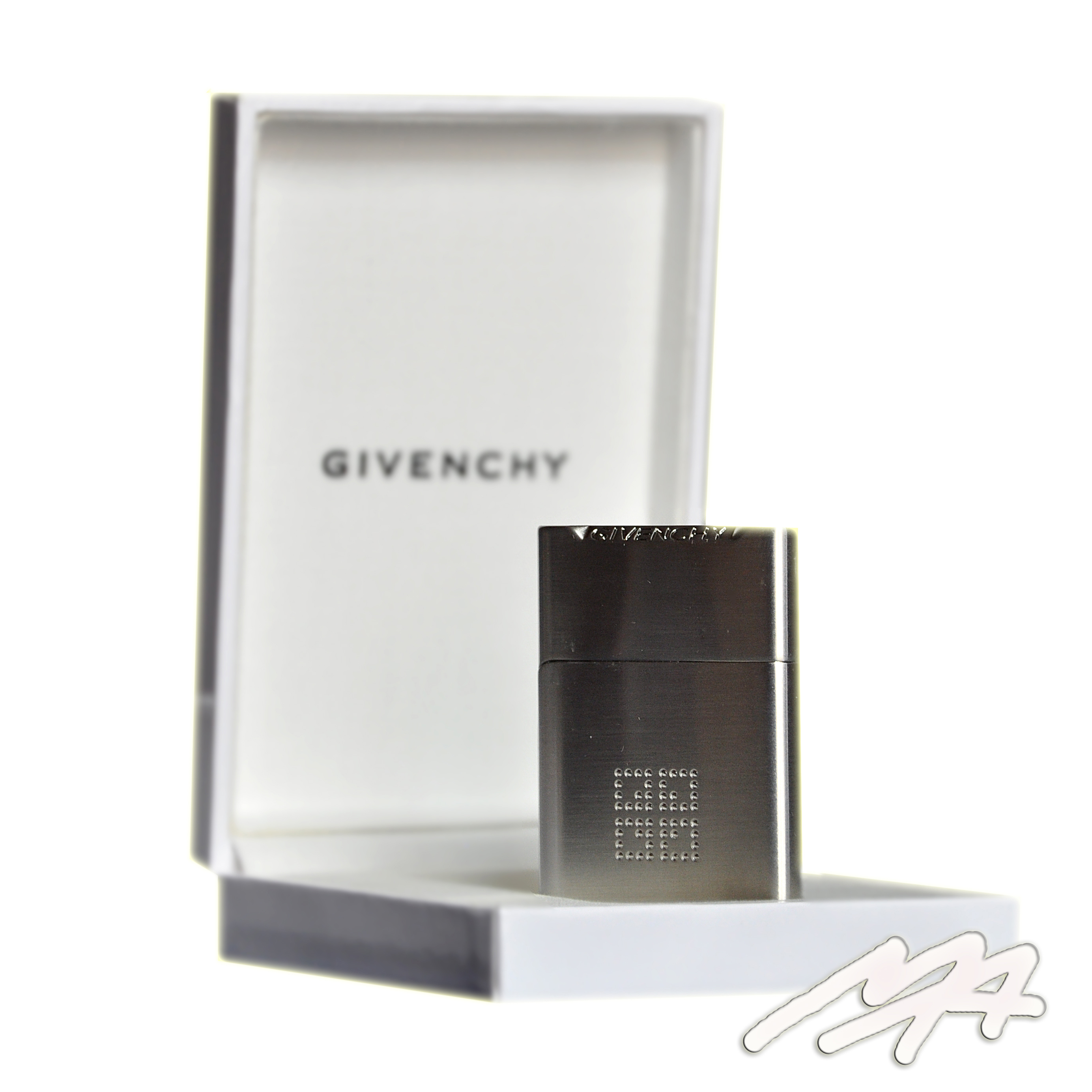 Givenchy 4G Satin Silver Ladies Lighter