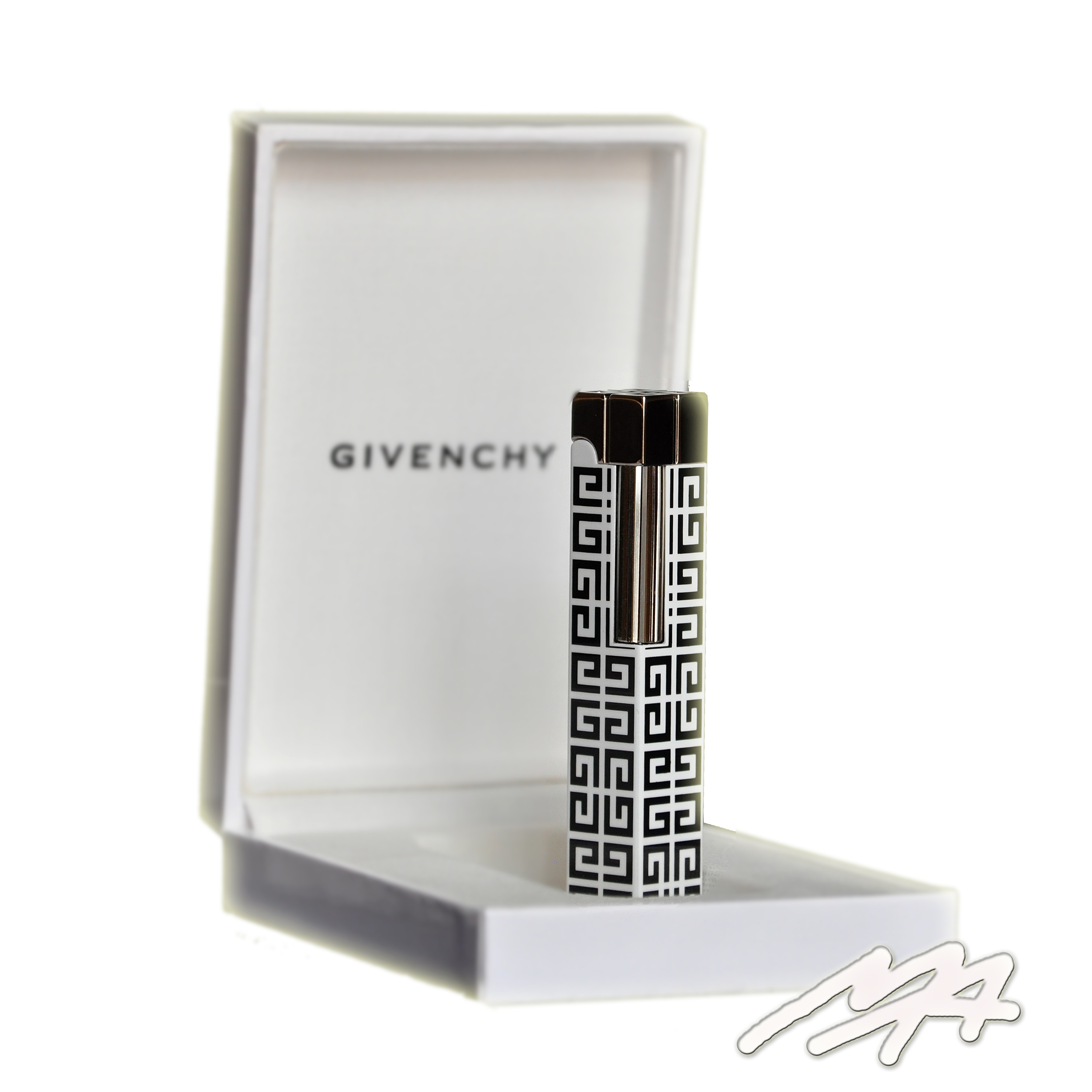 Givenchy Dia Silver White Black Lighter