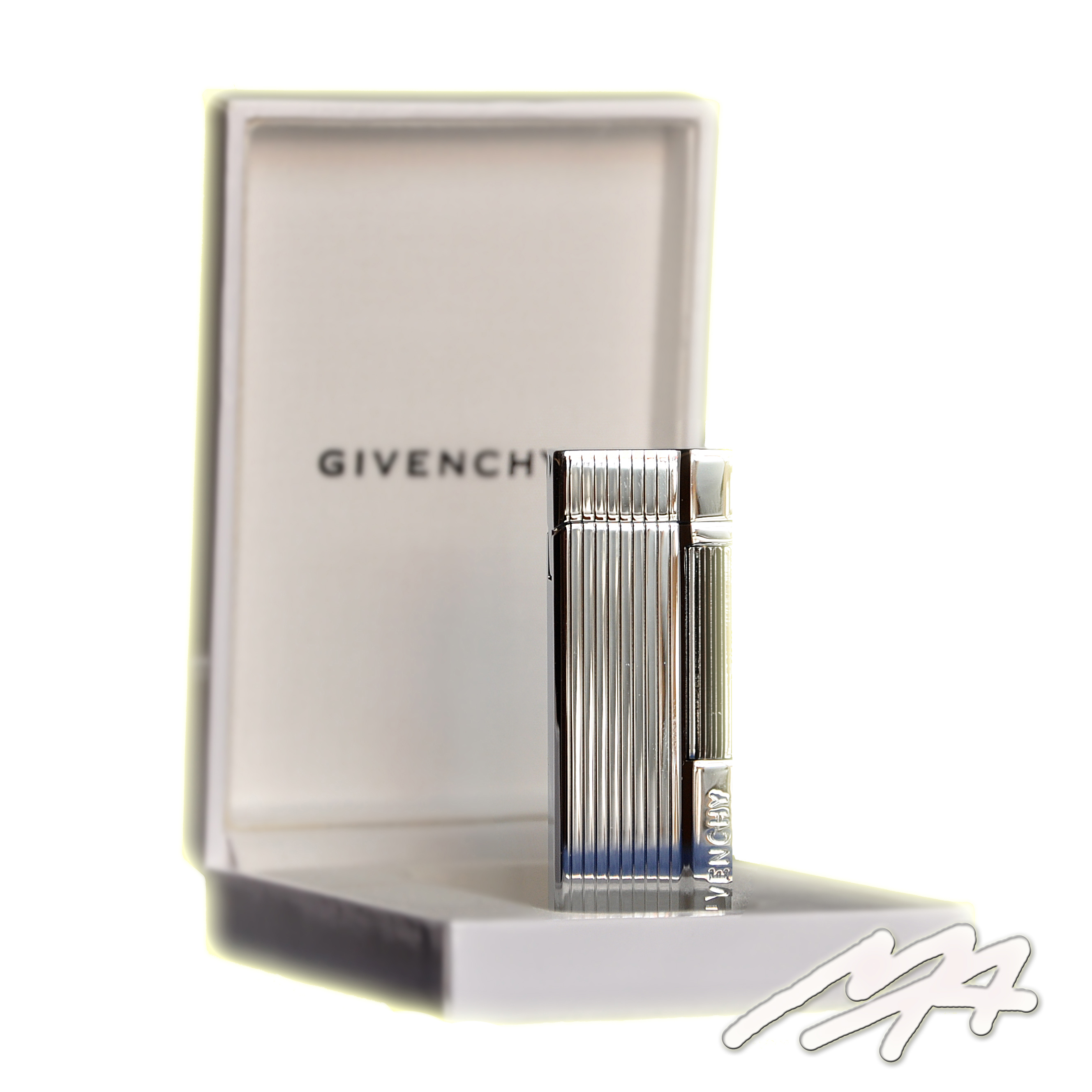 Givenchy Shiny Chrome Vertical Line Lighter