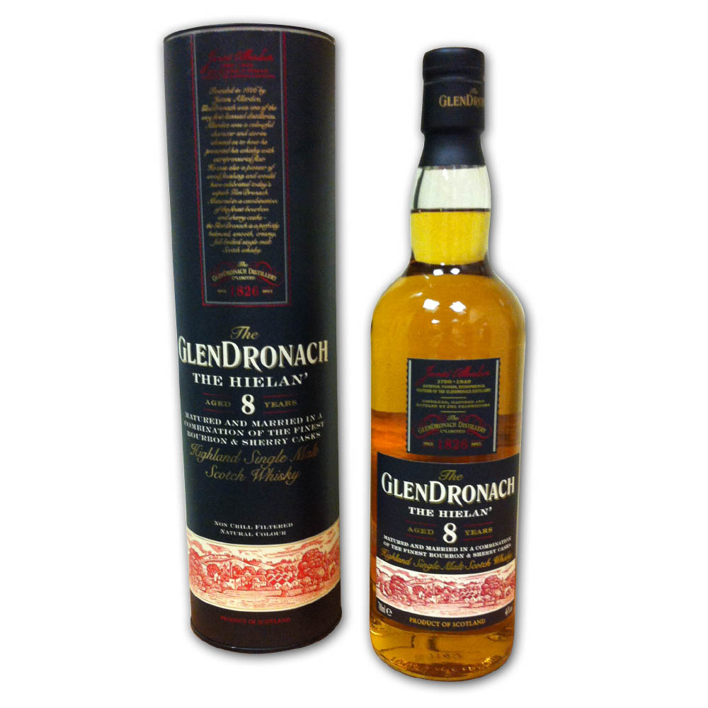 Glendronach 8 Year Old The Hielan Whisky - 70cl, 46.0%