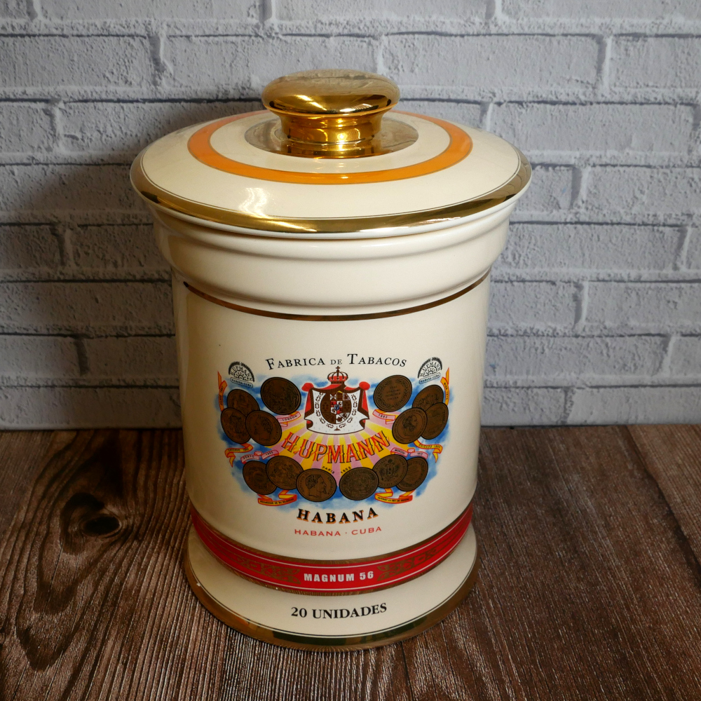 Empty H.Upmann 20 Unidades Ceramic Jar