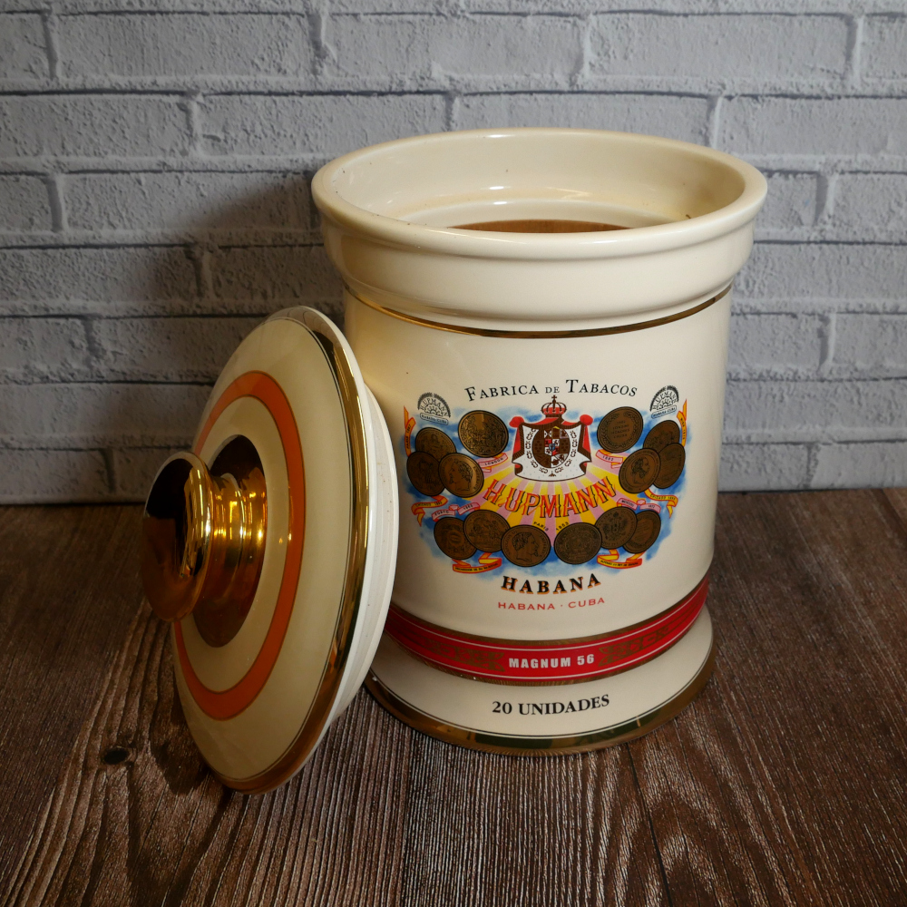 Empty H.Upmann 20 Unidades Ceramic Jar