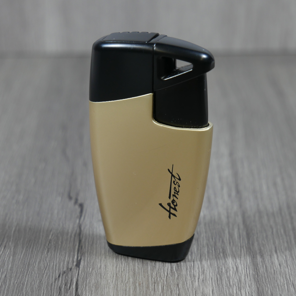 Honest Neptune Jet Flame Cigar Lighter - Gold (HON79)