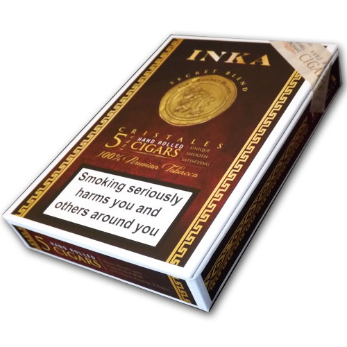 Inka Secret Blend - Red Cristales Tubed Cigar - Pack of 5 - Christmas Gift