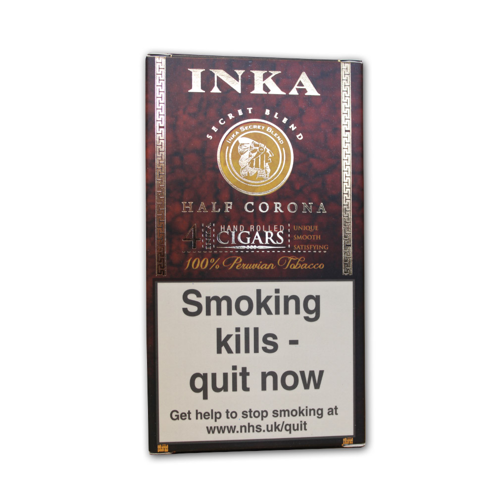 Inka Secret Blend - Red - Half Corona Cigar - Pack of 4