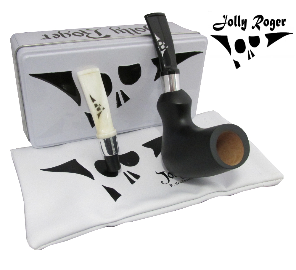 Jolly Roger Port Royale Semi Curved Black Pipe