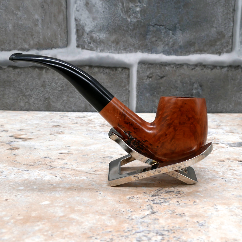 London Made Metal Filter Brown Fishtail Pipe (LM32)