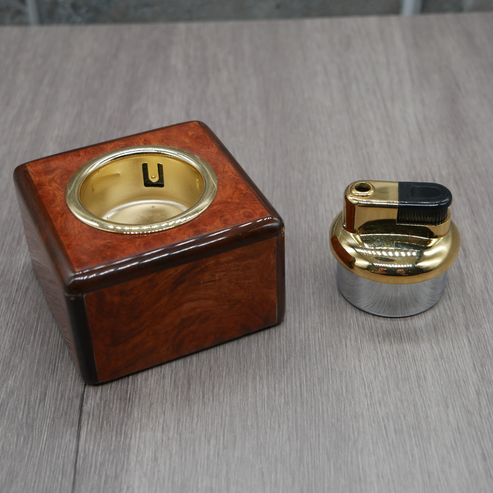 Hillwood Small Table Lighter - Walnut