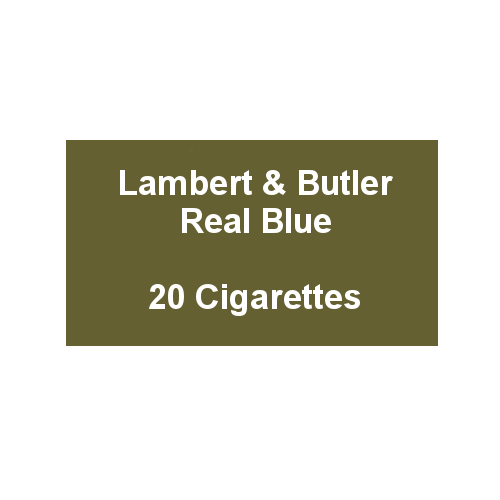 Lambert & Butler Real Blue - 1 Pack of 20 Cigarettes