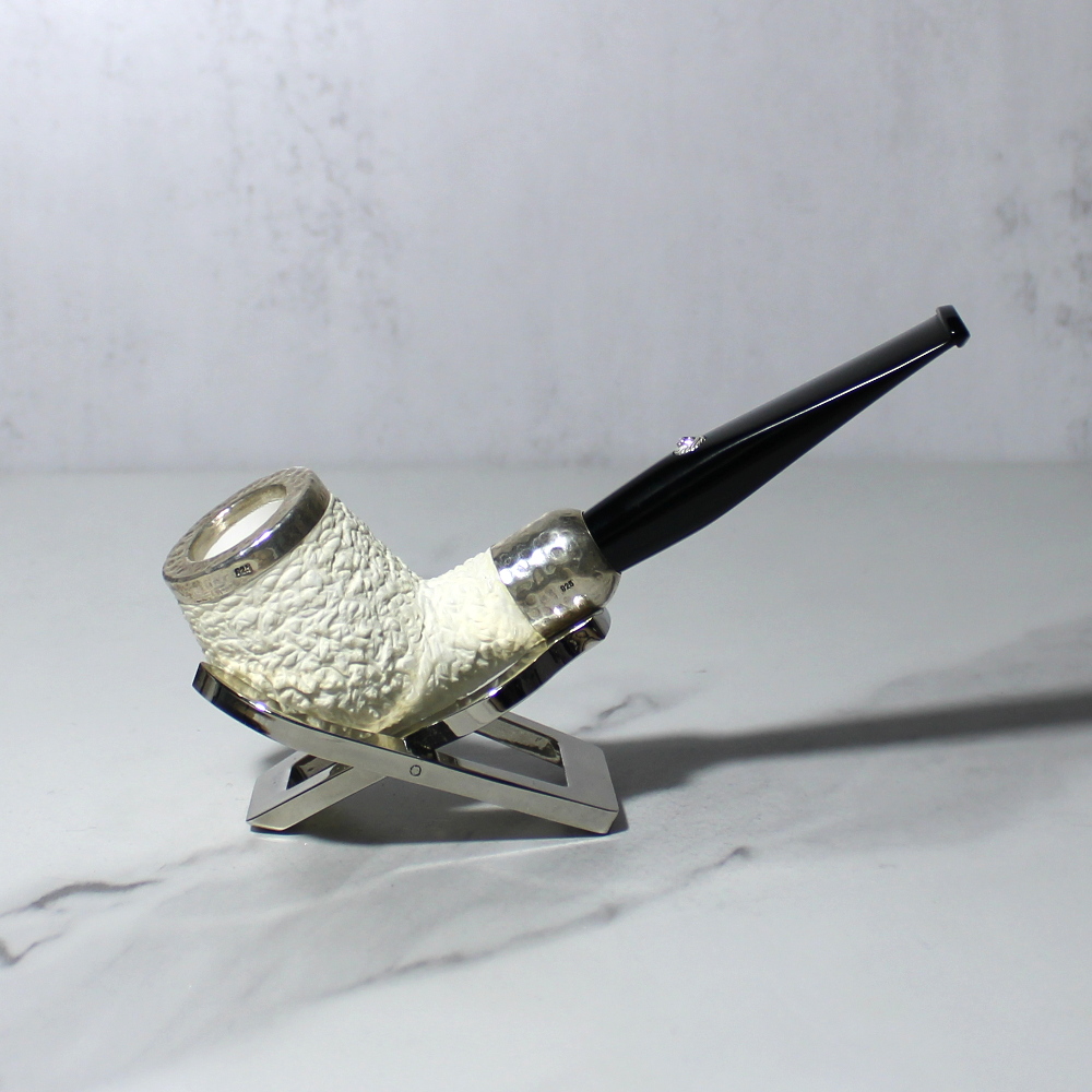 Barling Meerschaum 1812 Ivory Cap Straight Fishtail Pipe (MEER322)